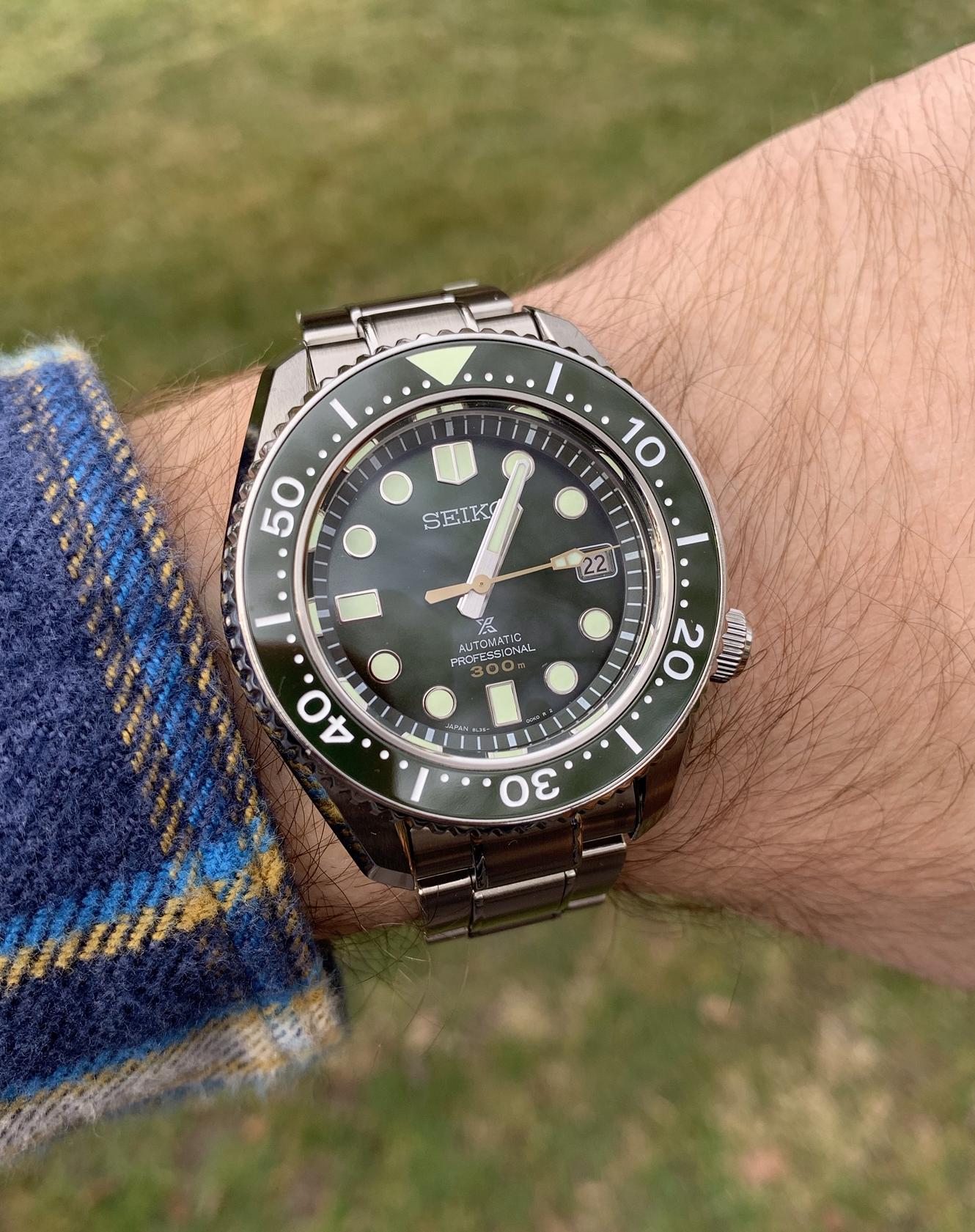 FS: near mint Seiko SLA019 (limited edition green) - $2,850 ...