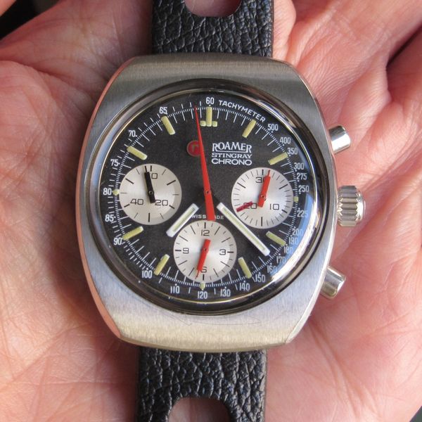 SOLD Classic Vintage ROAMER Stingray Chronograph – Valjoux 726 ...