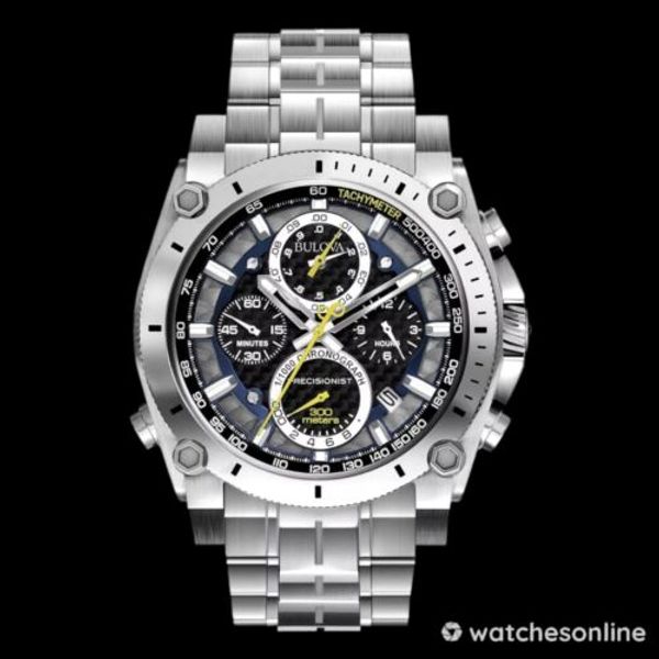 Bulova Men's Icon High Precision Quartz Chronograph Watch 96B175 With ...