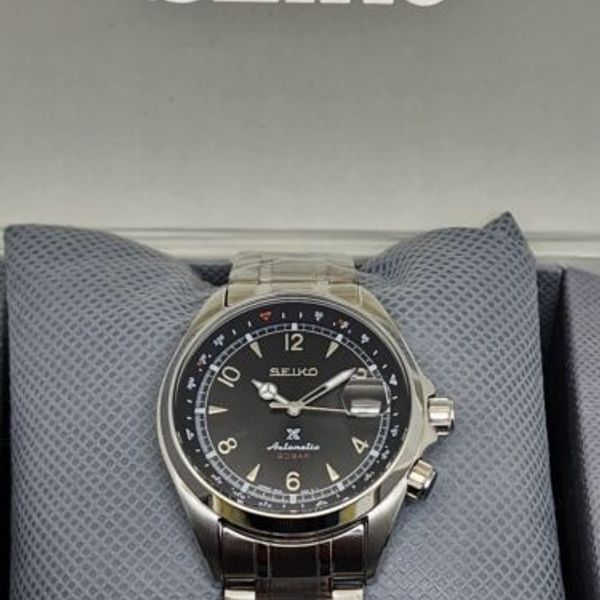 Boxed Seiko Alpinist MOD Prospex Black Automatic Movement Watch ...