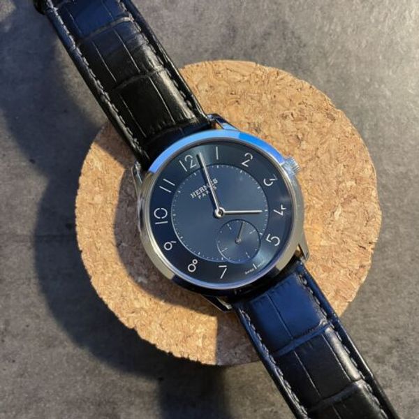 Hermes Slim d'Hermes automatic micro rotor watch with original box | WatchCharts Marketplace