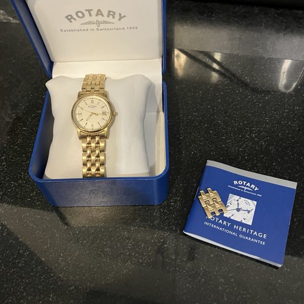 Rotary Anniversary Menâ s Watch in brilliant condition with original ...