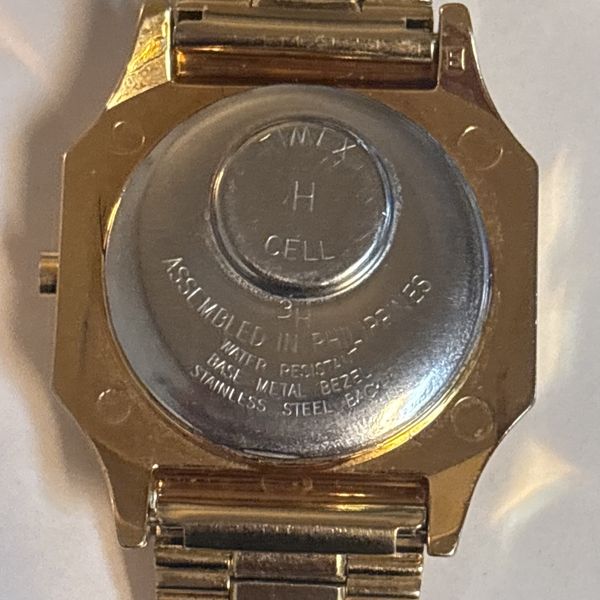 RARE Vintage Timex H Cell Menâ s Watch Gold Tone- WORKS ...