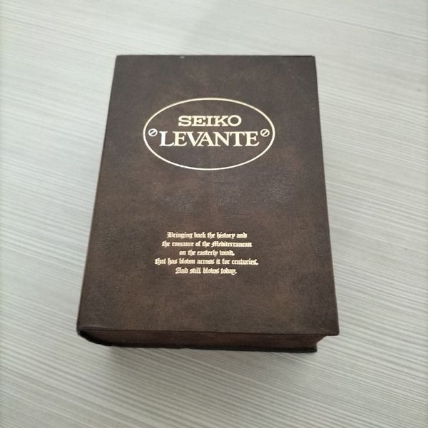 1990s RARE SEIKO LEVANTE VINTAGE WATCH BOX UHRENBOX SCATOLA OROLOGIO ...
