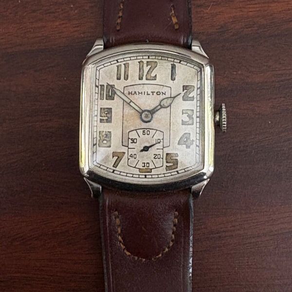 Vintage Hamilton Wadsworth watch 987-F Movement. 1931. 14K Gold Filled ...