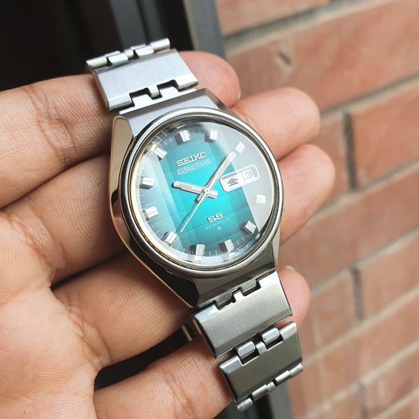 [$349 USD] FS: Seiko Turquoise Aqua Blue Actus SERVICED JDM Faceted ...