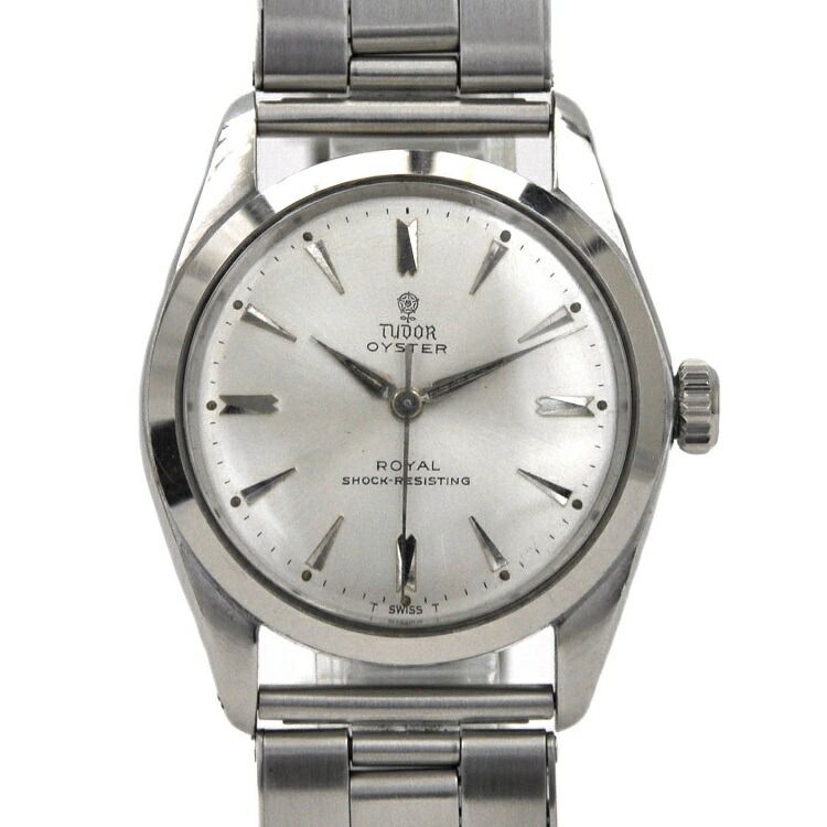 Tudor Watch Silver 7934 OH Completed SS Used Manual Winding 459 ...