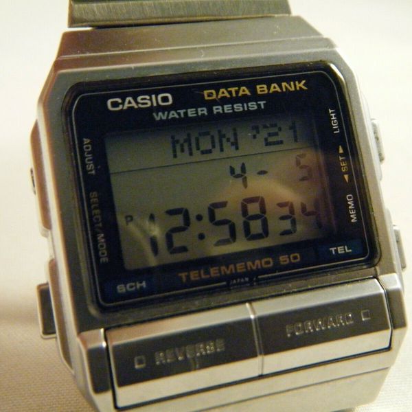 Vintage Casio DB-520 Digital Watch Stainless Steel New Battery | WatchCharts Marketplace