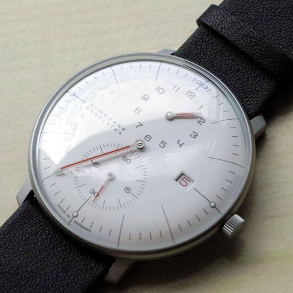 JUNGHANS Herren Uhr Max Bill Regulator Bauhaus Ref. 27/4493.02 NEU FULL ...