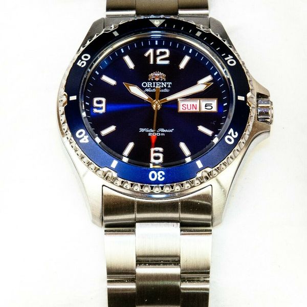 Orient Mako II Blue Automatic 200M FAA02002D9 Men's Japanese Dive Watch ...