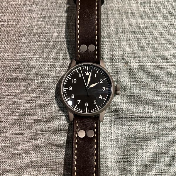 Laco Type A Pilot Watch Heidelberg AUTOMATIC SWISS MOVEMENT ...
