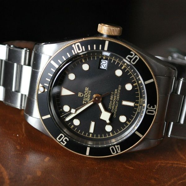 Tudor Black Bay Steel & Gold Dive Watch-In-house movement - Great ...