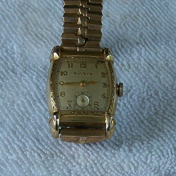 Vintage Mens Bulova 15 Jewel 10BC Movement 1950 | WatchCharts Marketplace