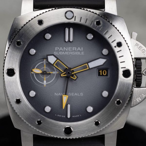 Panerai Luminor Submersible 1323 - Navy Seals 44mm Gray Dial -2022 Full ...