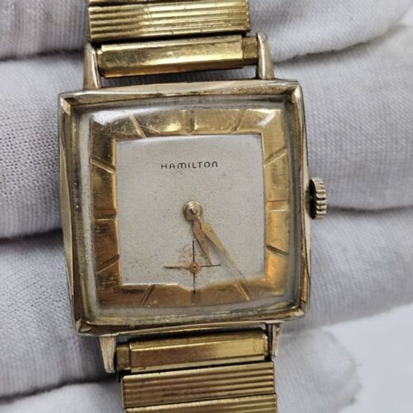 1960s Vintage Hamilton Manual Wind Wrist Watch Cal. 673 Swiss Movement ...