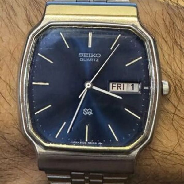 RARE 1979 SEIKO SQ 2633-5019 Day Date Japanese Quartz Wrist Watch ...