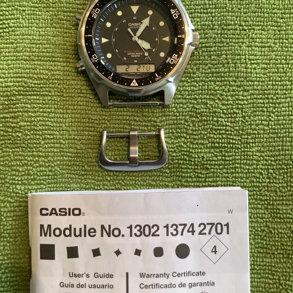 FS: Casio AMW-320R Vintage analog/digital 100m diver | WatchCharts ...