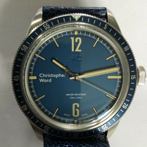 Christopher Ward C65 Trident Diver Handwound Retro-Styled Dive Watch ...