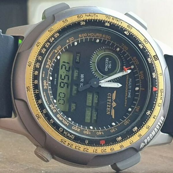 Rare vintage mens Citizen Promaster Wingman C100-089031in good working ...