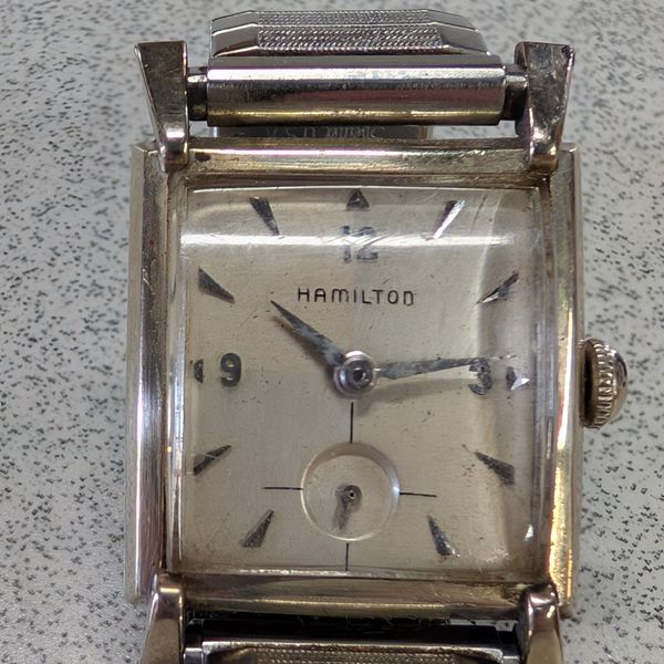 Vintage Hamilton Men's 10k Gold Filled Bezel. S608414. Works ...