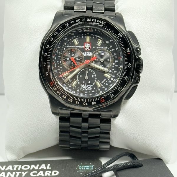 Luminox F-22 RAPTOR™ Titanium 9270 Series Pilot Watch, 44 mm ( XA.9272 ...