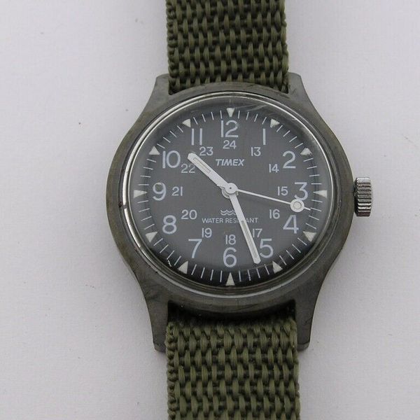 Vintage Timex Military Field Camper Watch 35mm Wind Up | WatchCharts ...