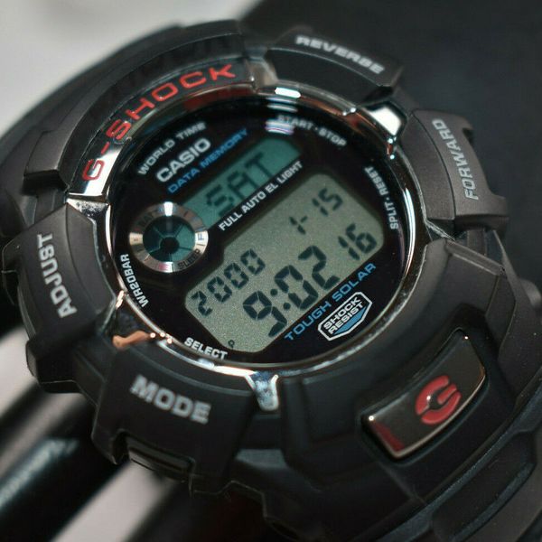 Casio 2184 G-Shock G2310 Tough Solar Black Resin Men's Watch ...