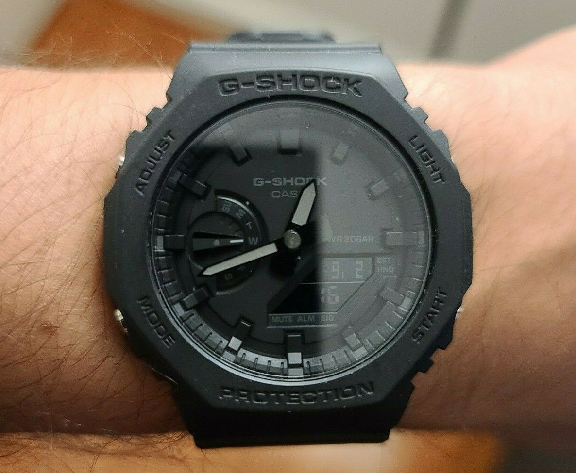 Casio G-Shock Stealth Black GA-2100 Model Casioak | WatchCharts