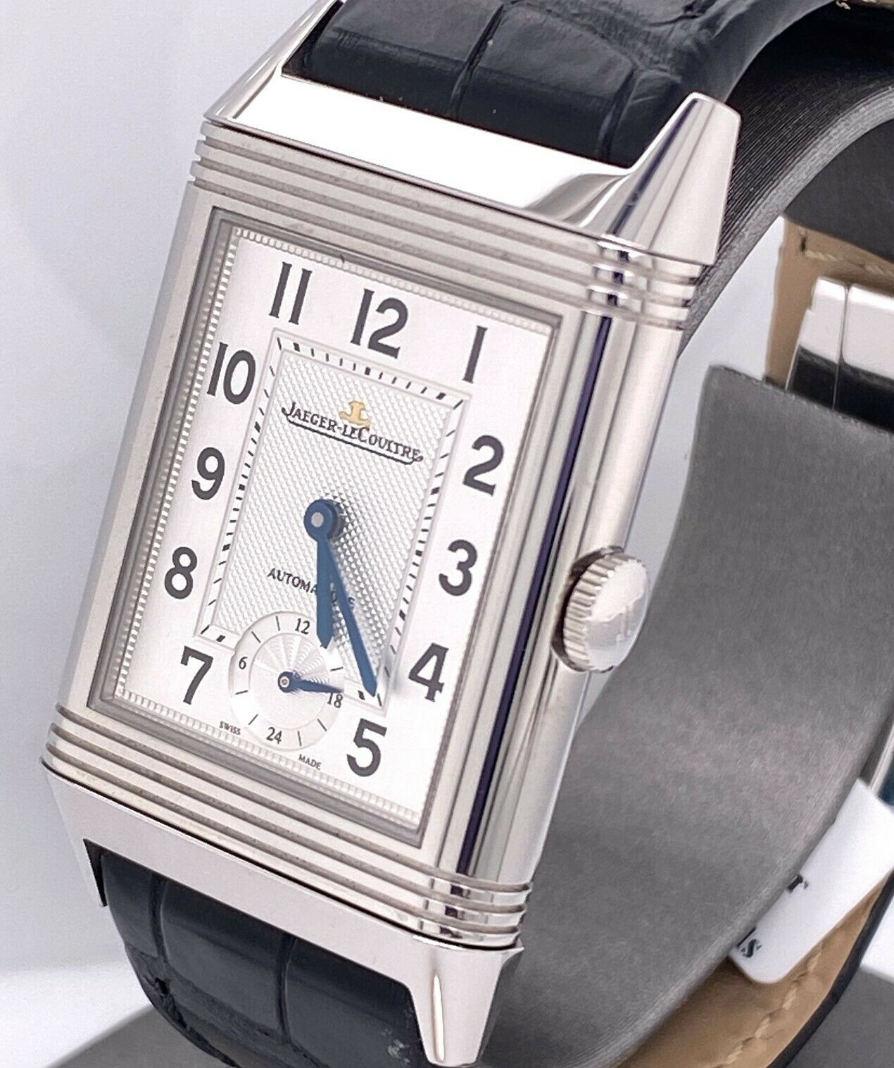 JAEGER LECOULTRE JLC GRANDE REVERSO SILVER DIAL Q3808420 - BRAND NEW ...