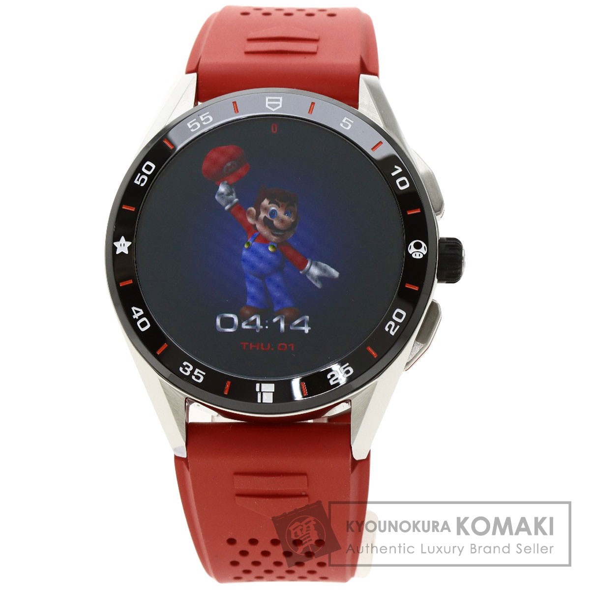 Tag Heuer SBG8A13.EB0238 Connected Super Mario Smartwatch Wristwatch ...