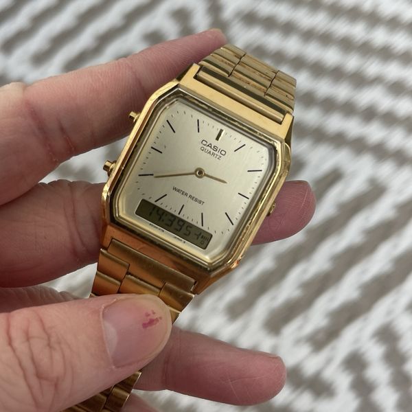 Casio Digital Analogue Mens Quartz Watch 1301 AQ-230 | WatchCharts ...