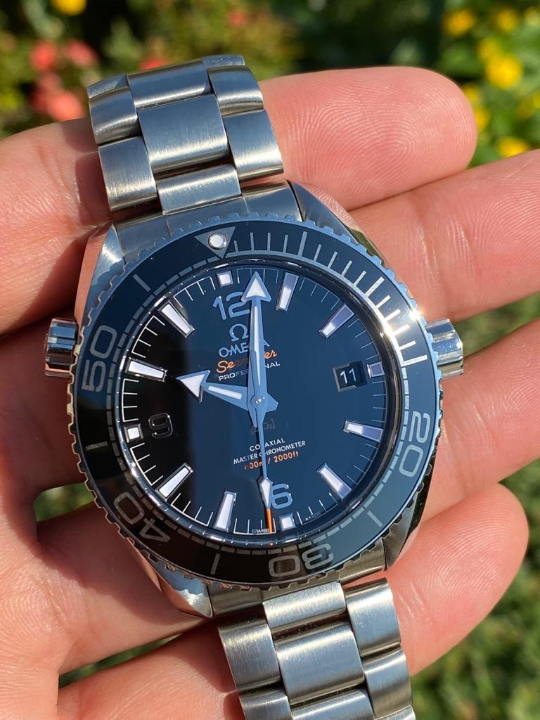 [$4,200 USD] FS Omega Planet Ocean 8900 43.5mm Black Bracelet and Strap ...
