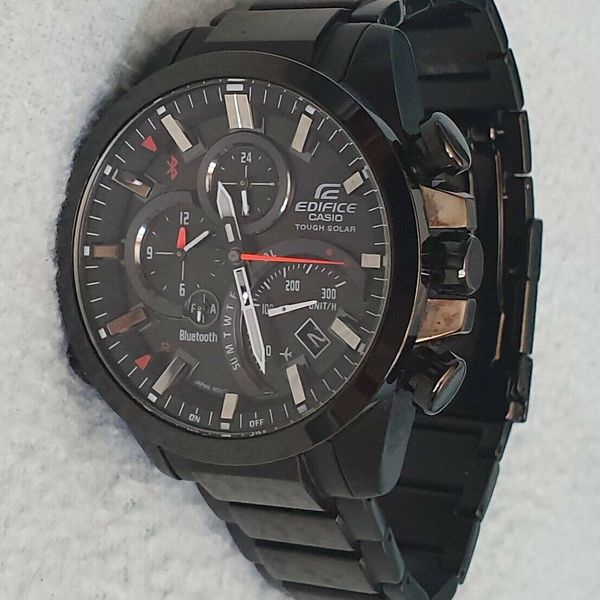EDIFICE CASIO TOUGH SOLAR 5419 MODEL: EQB-500 Bluetooth Chronograph ...