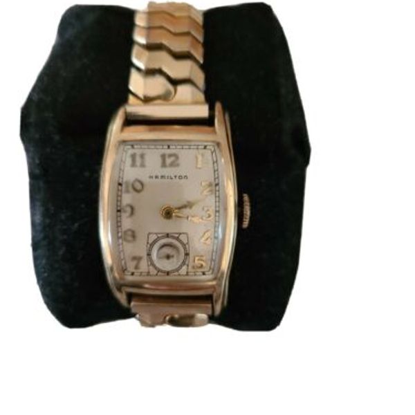 Vintage Hamilton wrist watch - 10k GF, rare (1934-1951, limited ...