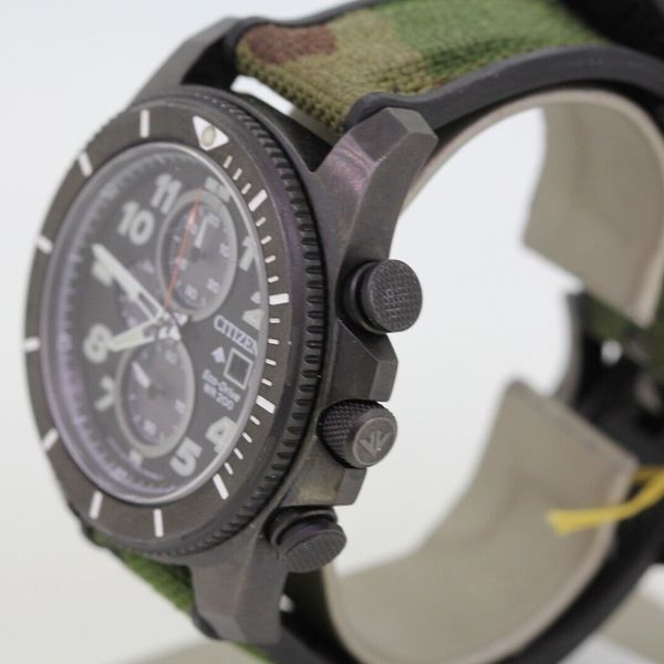 Citizen Promaster Tough Chronograph Eco-Drive Black Dial Men's Watch ...