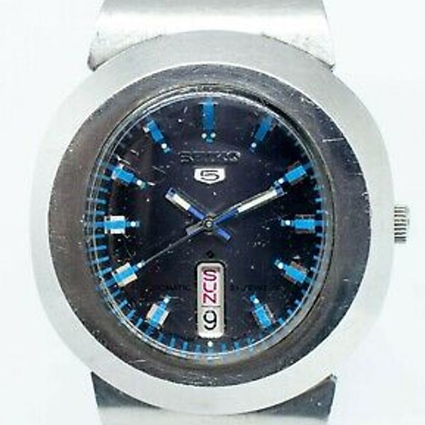 Seiko 5 Five 6319 5030 Automatic 21J DayDate Mens Wrist Watch ...