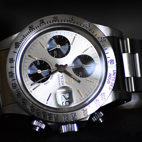 FS: Tudor 79180 Big Block Chronograph - silver panda dial | WatchCharts ...