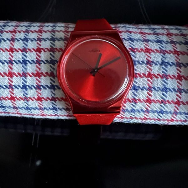 Swatch Wristwatches One Pink And One Rec | WatchCharts Marketplace
