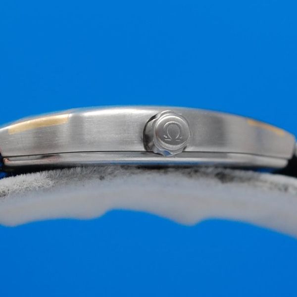 Mens Omega Seamaster Polaris 18K Gold & SS Multifunction Digital watch ...