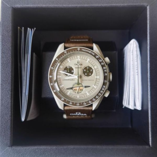 Swatch Bioceramic Moonswatch Mission To The Moon Watch Saturn -With Box ...