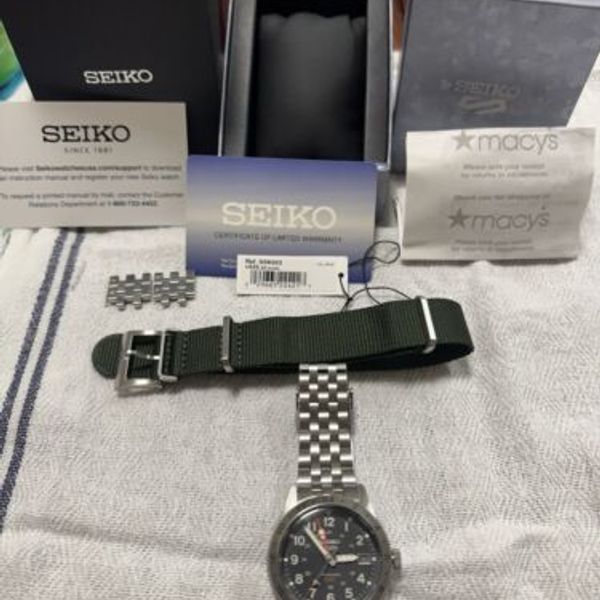 Seiko 5 Sports Field GMT Automatic Watch SSK023 â Deployâ plus Green ...