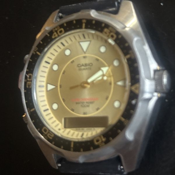 Casio "Arnie" AMW-320D Ref 1374 Analog Digital Watch - Needs Battery ...