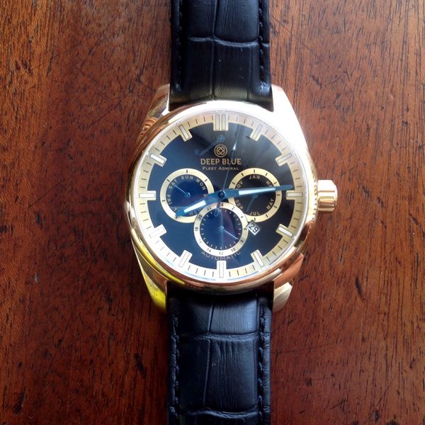 FS: DEEP BLUE Fleet Admiral Black/Gold LNIB | WatchCharts
