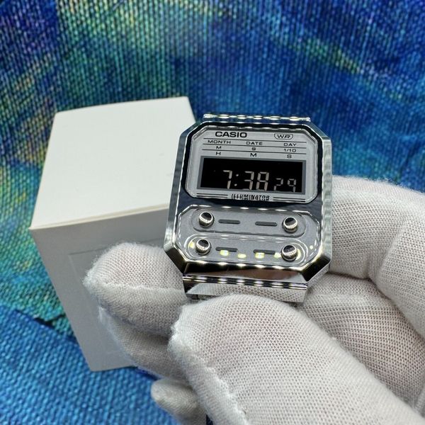 CASIO VINTAGE A100WE-7BEF ALIEN Unisex watch with backlight and ...