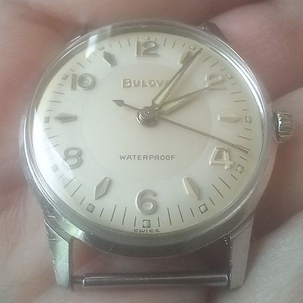 1961 Bulova Sea King "B" M1 11AFC 17 Jewel Swiss Bullseye Manual Wind ...