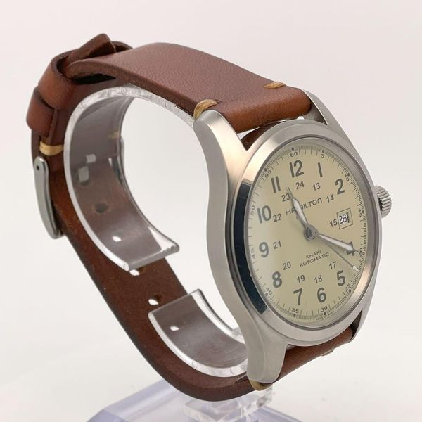 Hamilton Khaki Field H705450 Cream Dial | WatchCharts Marketplace