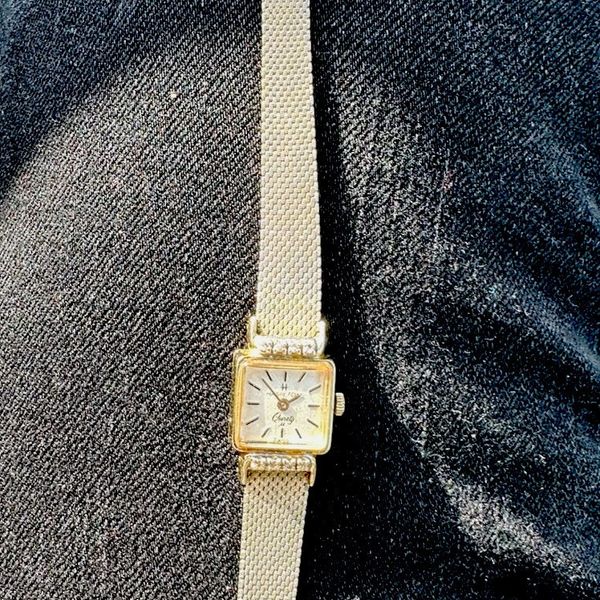 Vintage Hamilton 10k Gold Ladies Swiss Watch and 10K RGP Mesh Band ...