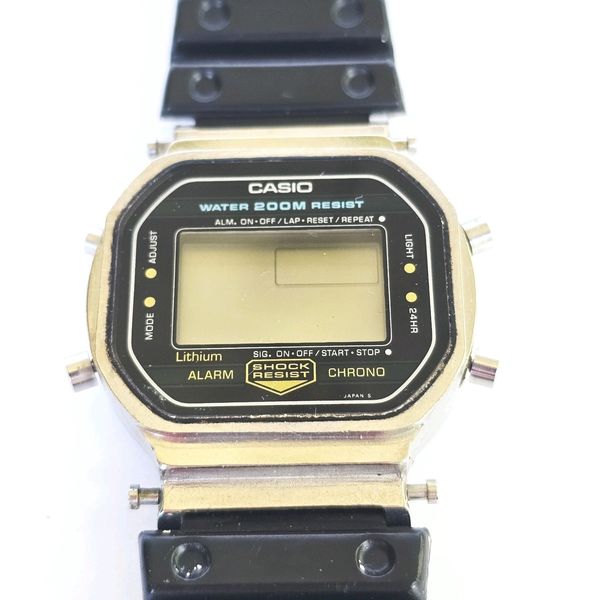 CASIO G-Shock 240 DW-5200 JAPAN Vintage 1984 Watch Alarm Chronograph No ...