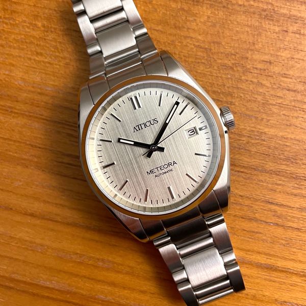 [$475 USD] FS: Atticus Meteora with Champagne Linen Dial | WatchCharts ...