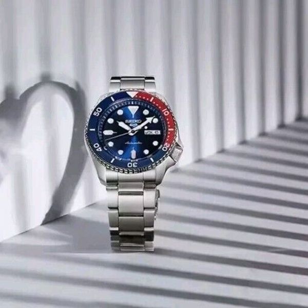 Seiko Red, Blue & Silver Watch | WatchCharts Marketplace